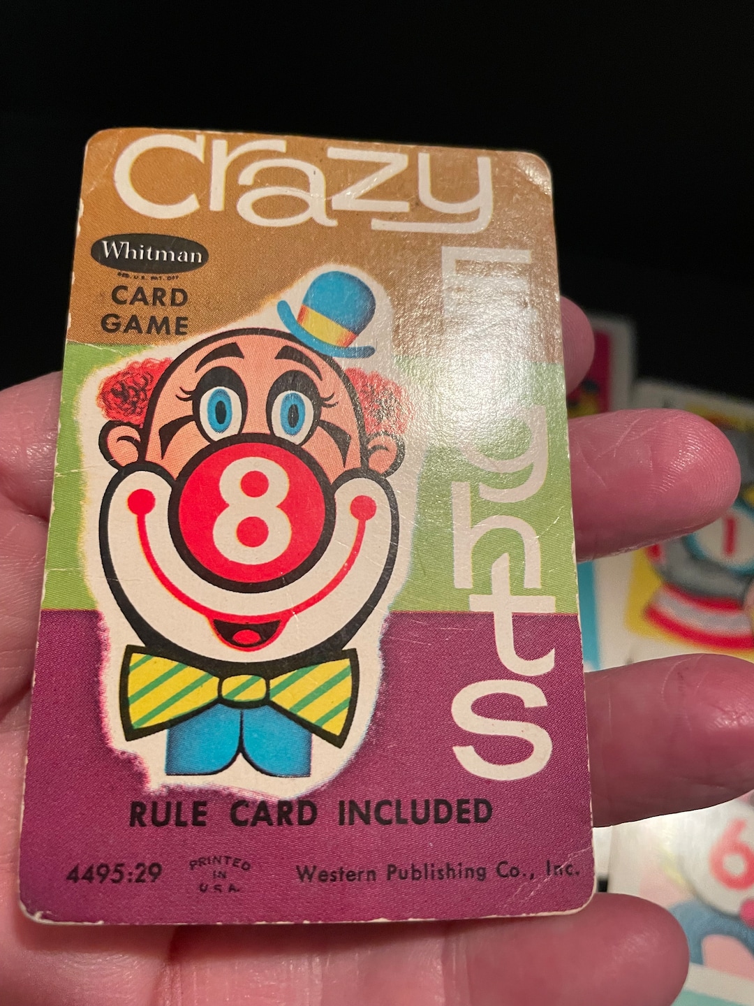 1951 Whitman's Crazy Eight Card Game - Etsy