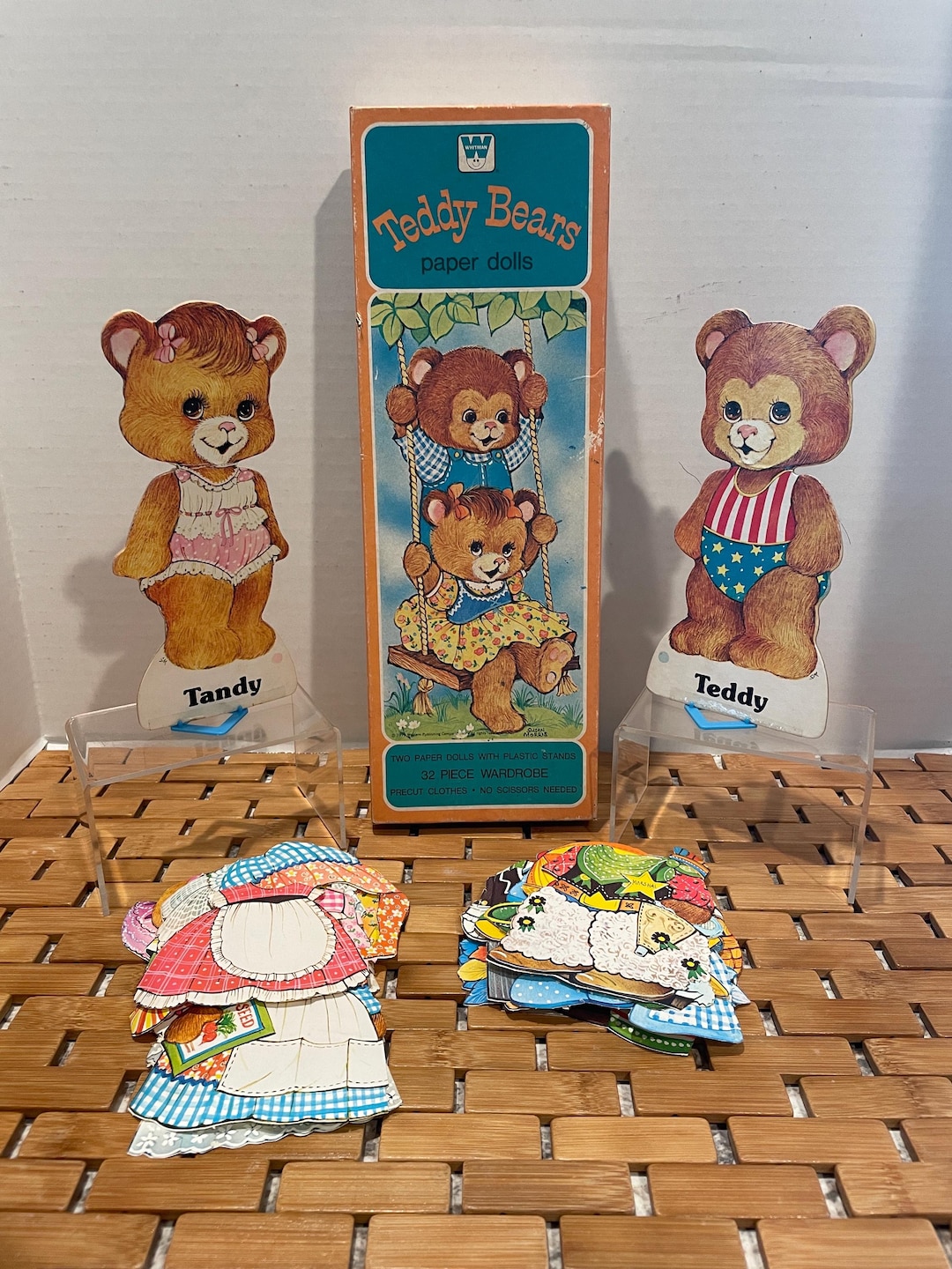 1979 Teddy Bear Paper Dolls - Etsy