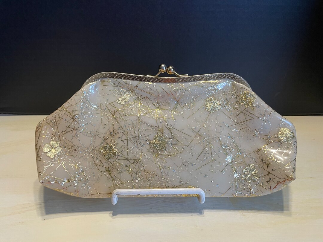 Vintage Clear Plastic Clutch Purse - Etsy