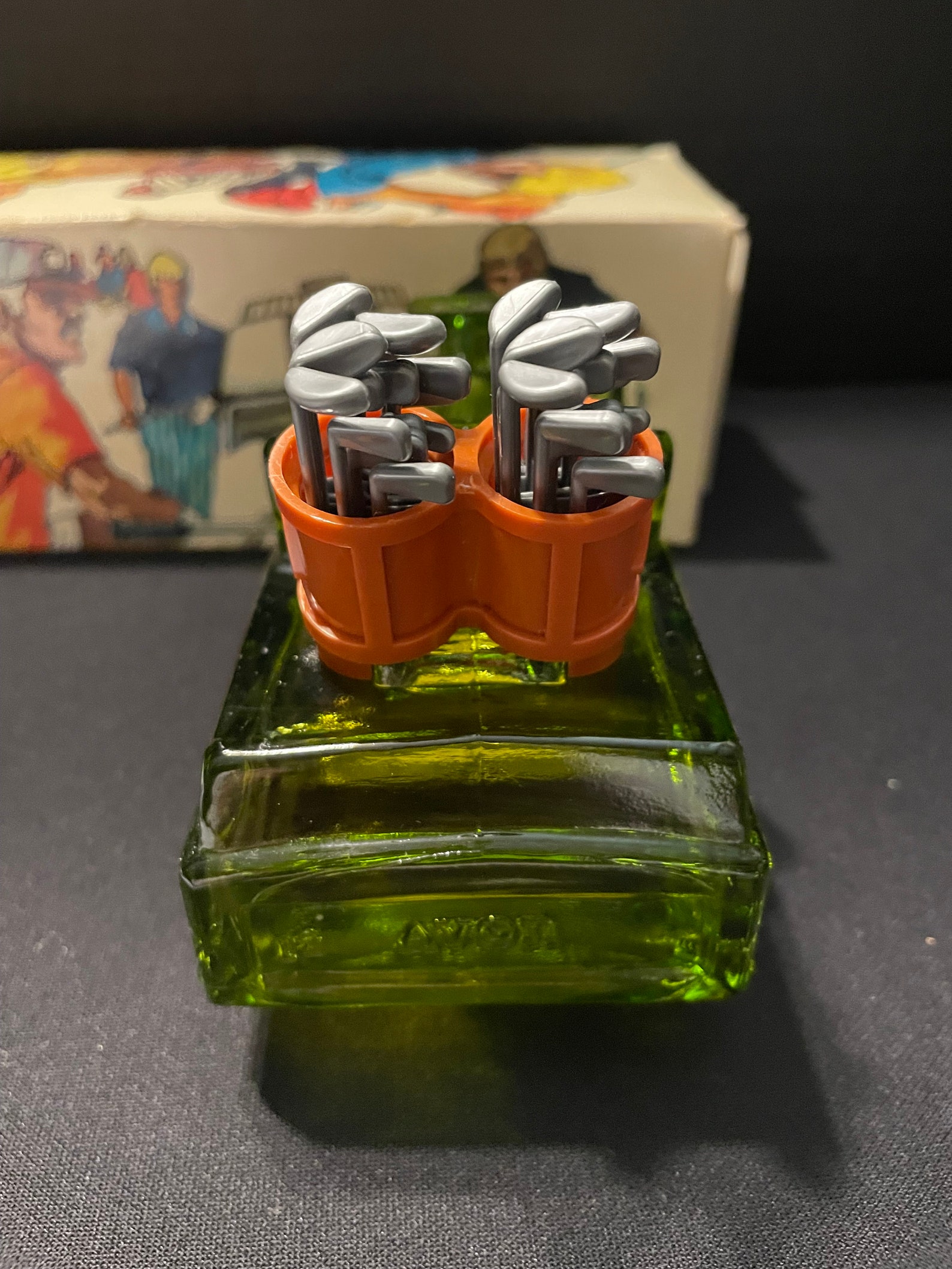 1980's avon Open Golf Cart After Shave Bottle - Etsy