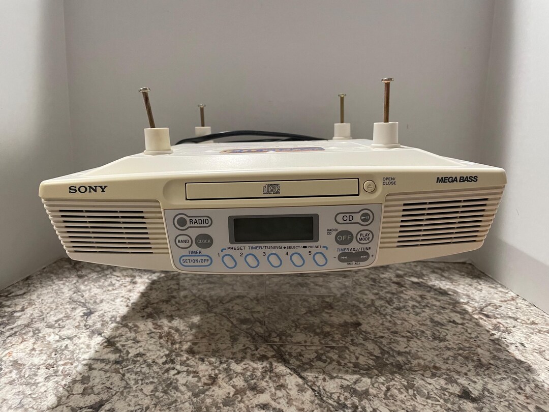 Vintage Sony Kitchen Clock Radio With CD Player - Etsy