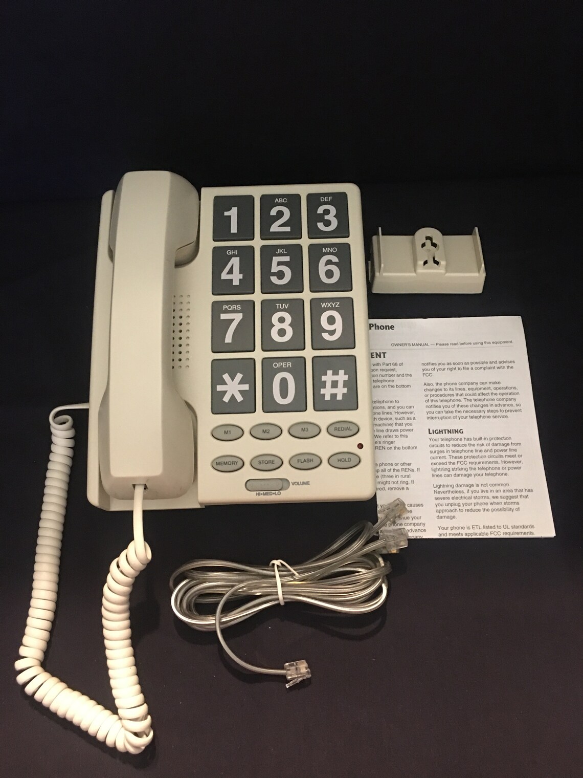 Vintage Big Button Phone - Etsy