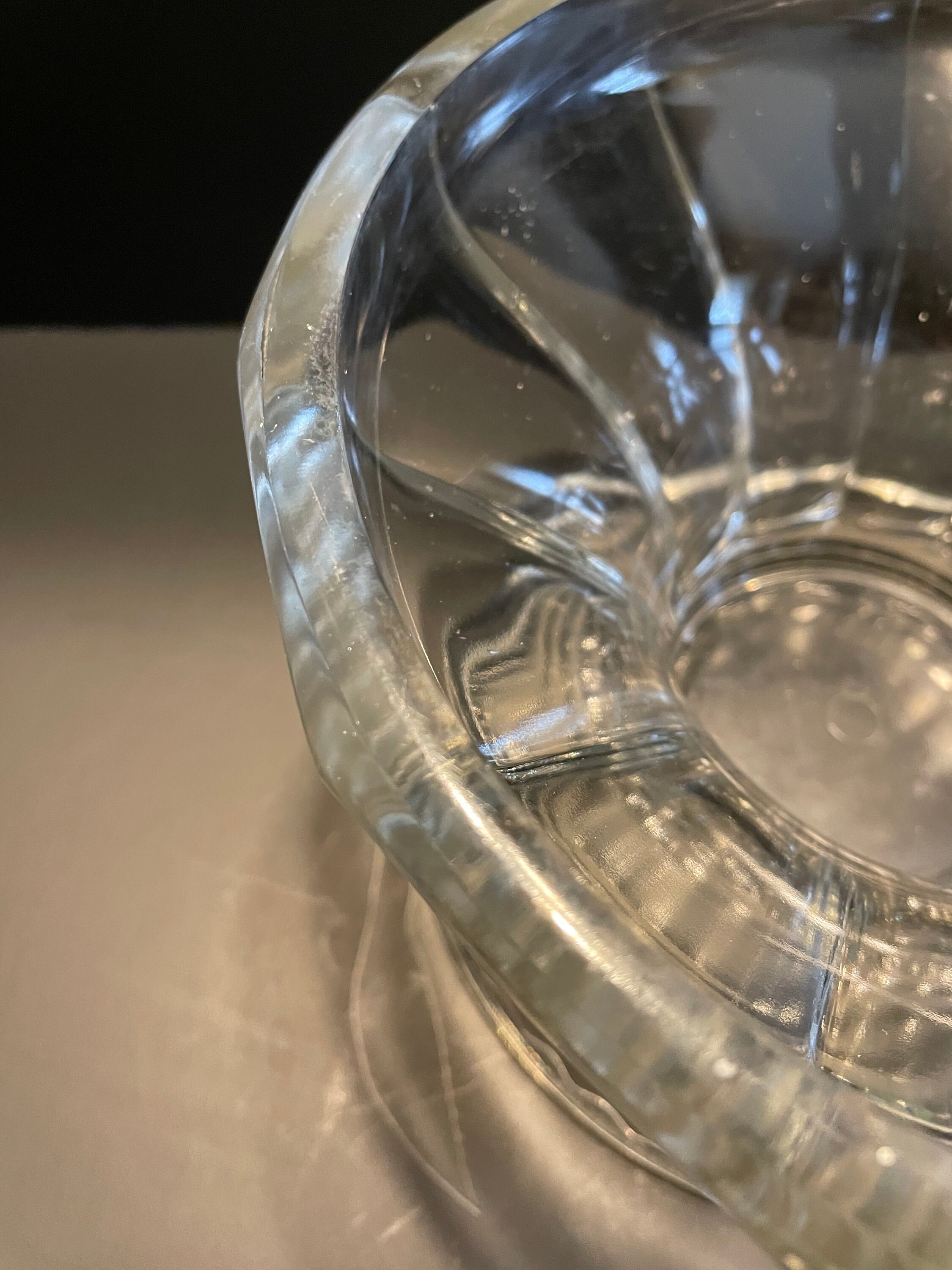 1900 Colonial Flute Glass Bowl - Etsy