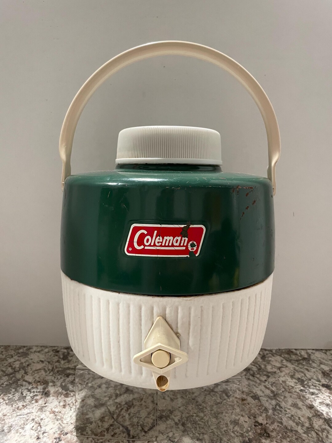 Vintage Coleman Metal and Plastic Thermos Jug - Etsy
