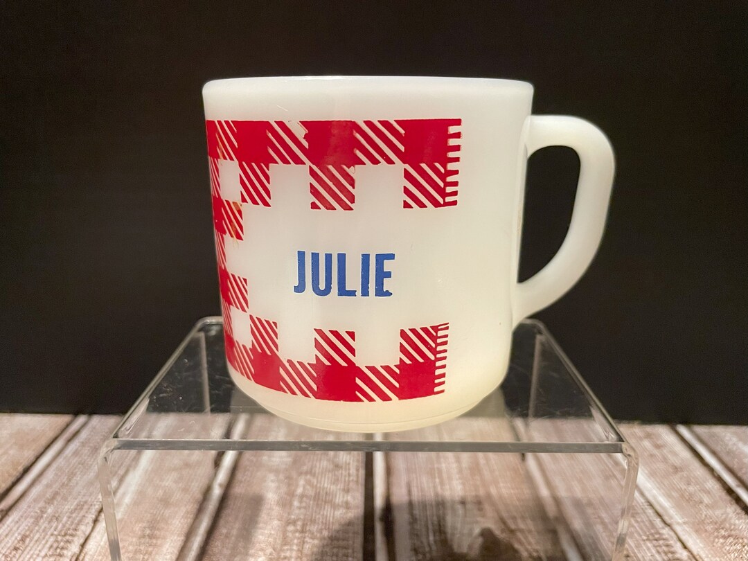 Vintage Fire King Milk Glass Coffee Cup - Etsy