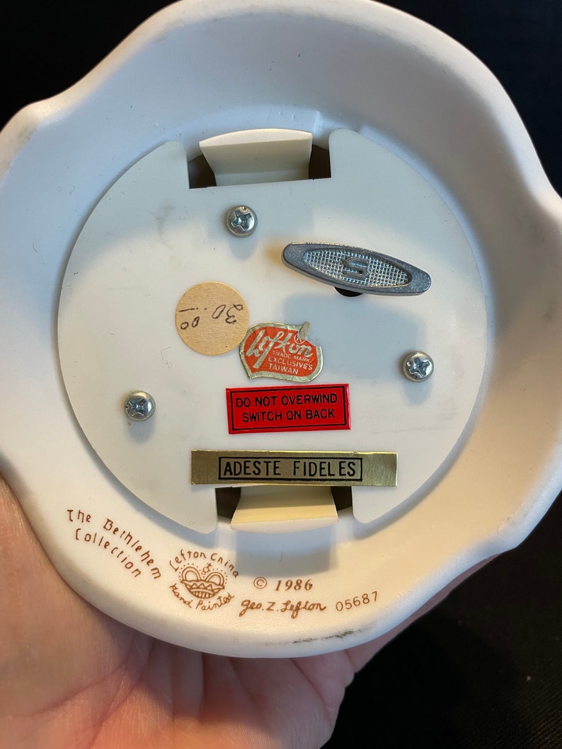 1986 Lefton China Musical Bell - Etsy