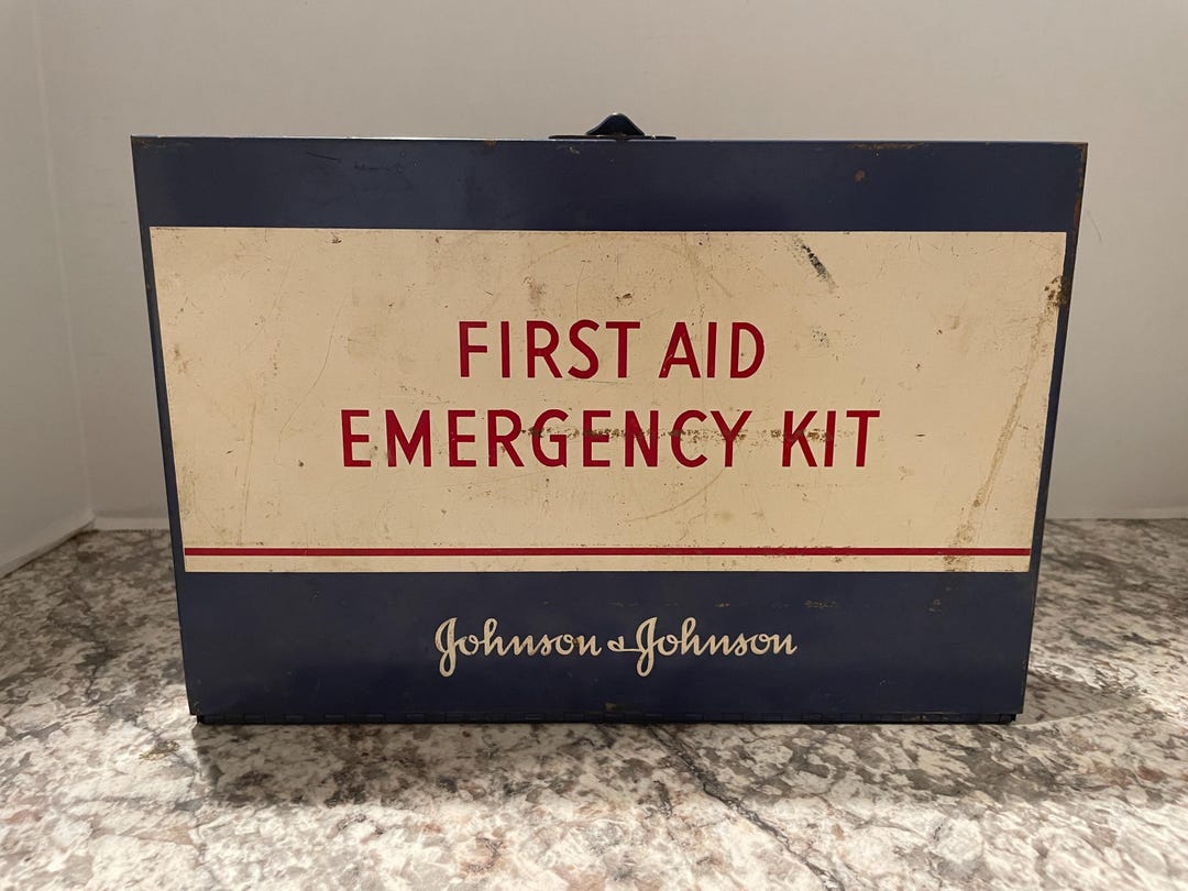 1960/1970 Johnson & Johnson First Aid Kit - Etsy
