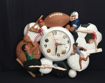 Sports Wall Clock | Etsy
