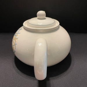 Vintage Fat Squatty Fruit Basket Teapot - Etsy