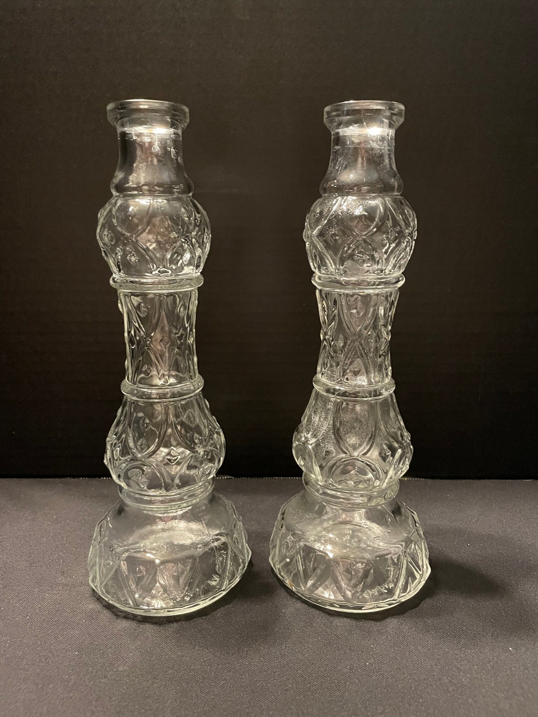 Vintage Glass Liquor Decanters - Etsy