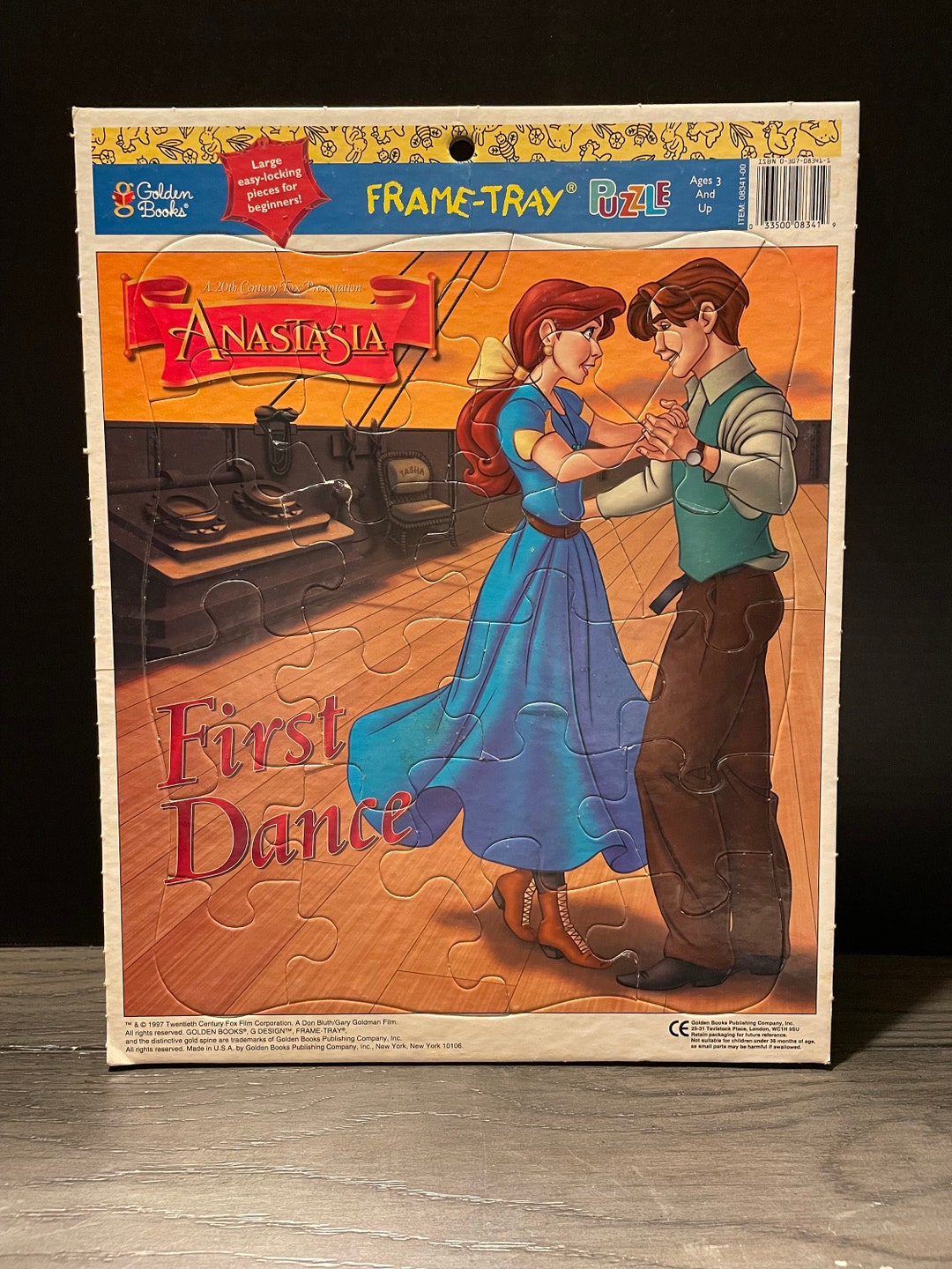 1997 Golden Books Anatasia Puzzle - Etsy