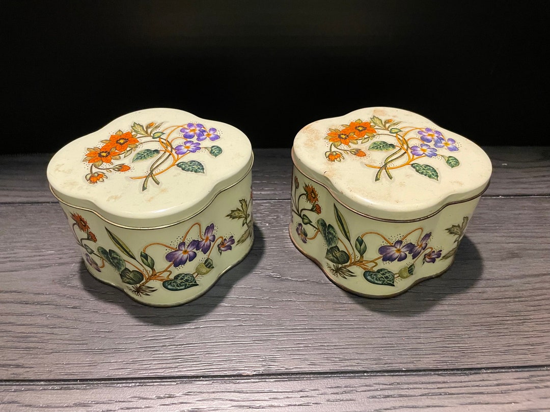 Set of 2 Vintage Daher Tins - Etsy