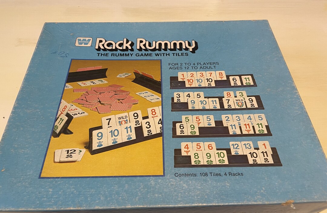1979 Rack Rummy Game by Whitman - Etsy
