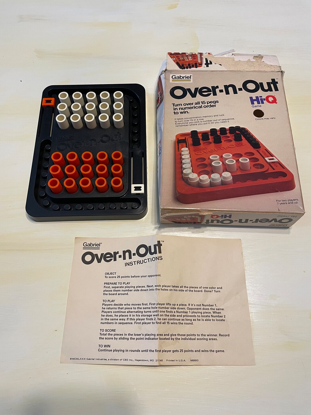 1980 Over-n-out Hi-q Game - Etsy