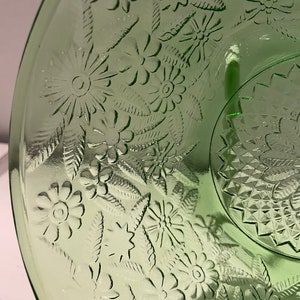 Vintage Indiana Glass Pineapple & Floral Bowl - Etsy