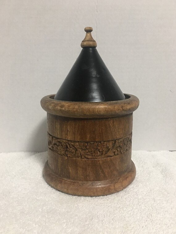 Vintage Wooden Container | Etsy