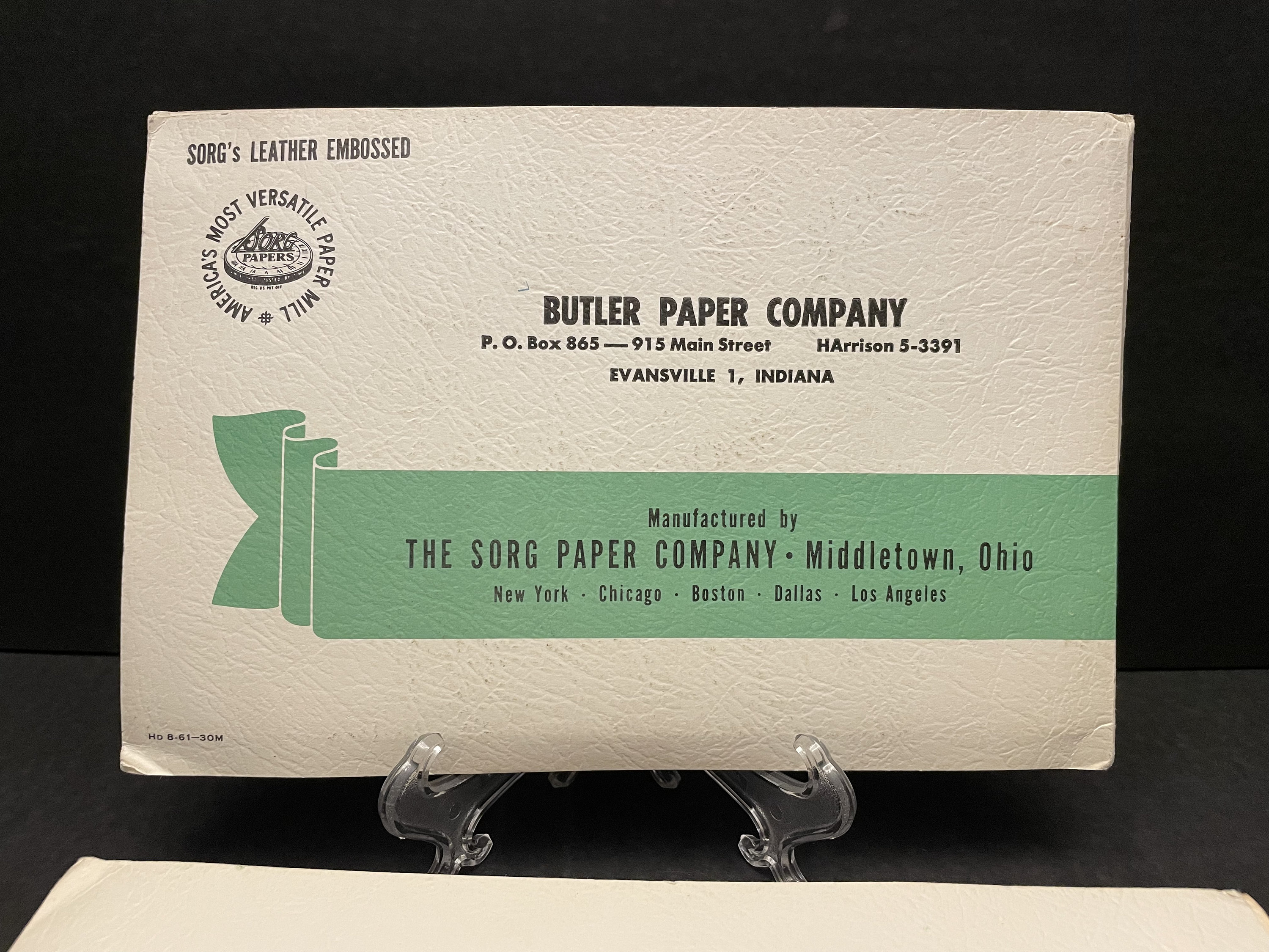 Vintage Salesman Booklet of Leather Embossed Papers - Etsy