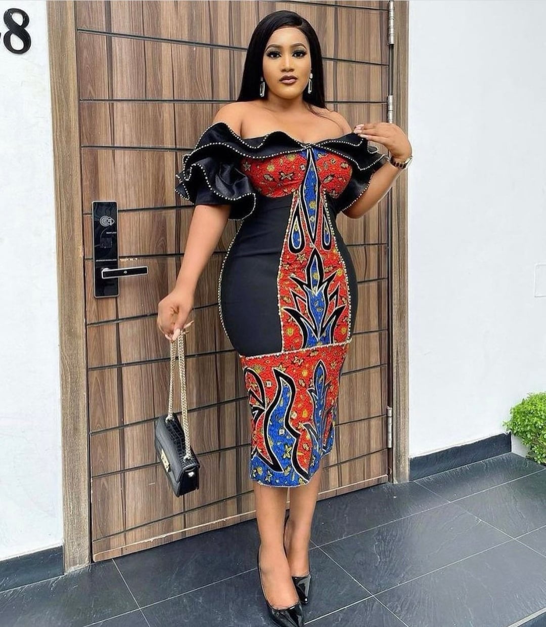 African Mini Dress African Women Clothing Ankara Dress - Etsy