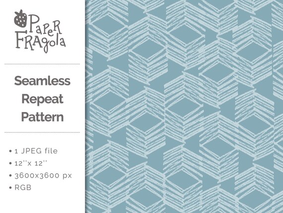 Aqua Chevron Pattern