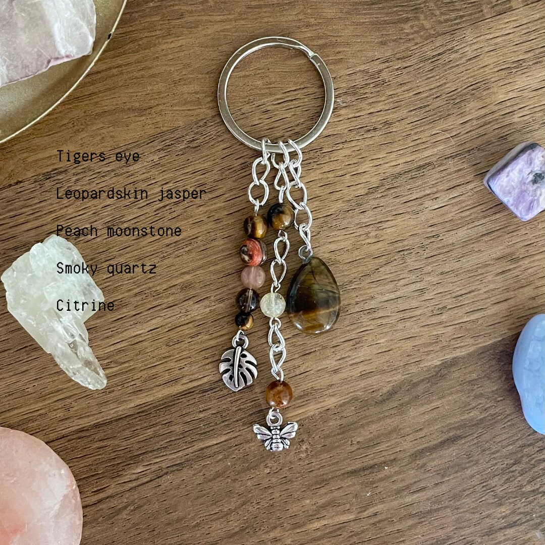 Small Crystal Teardrop Handmade Keyrings 5 Options to Choose - Etsy UK