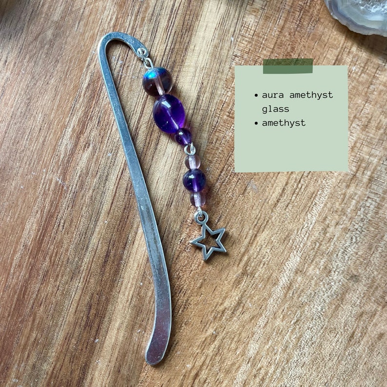 Crystal Bookmarks Straight Bookmarks Handmade With - Etsy