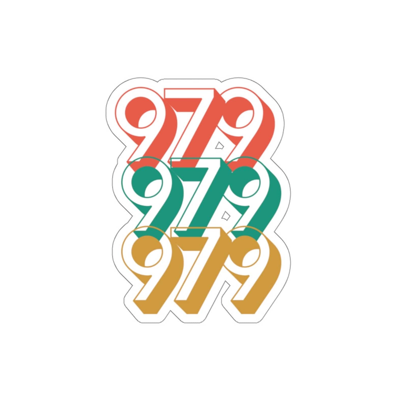 979 Area Code Sticker - Etsy