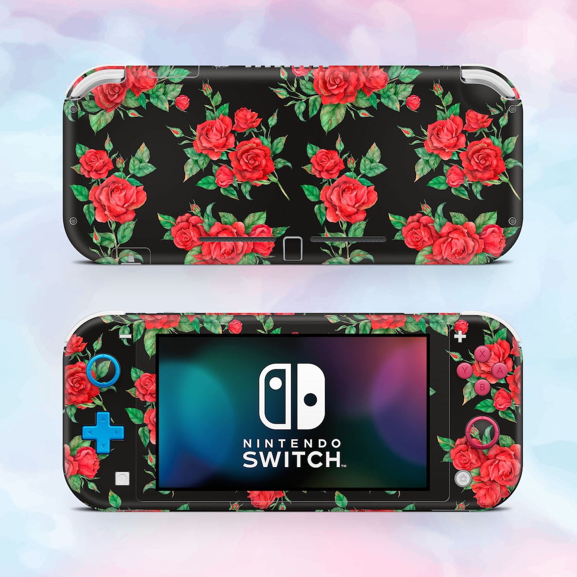 Red Flower Switch Lite Lite Nintendo Switch Flower Switch | Etsy