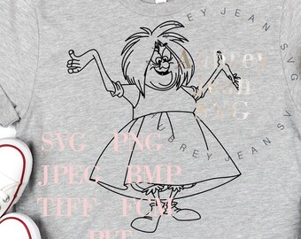 Madam Mim Silhouette - Etsy