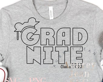 Grad Nite 2022 Design SVG PNG Dxf Sublimation cricut - Etsy