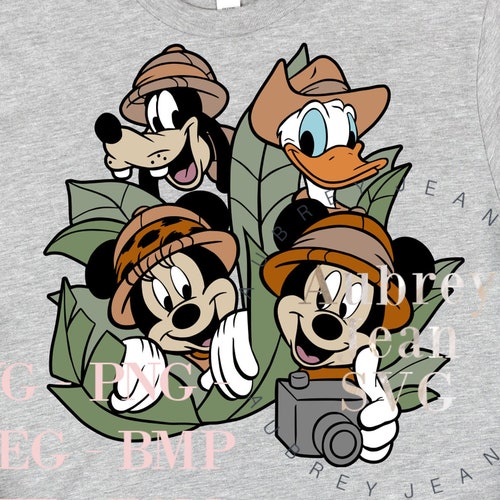 Safari Fab 4 Design SVG PNG Sublimation cricut Silhouette | Etsy