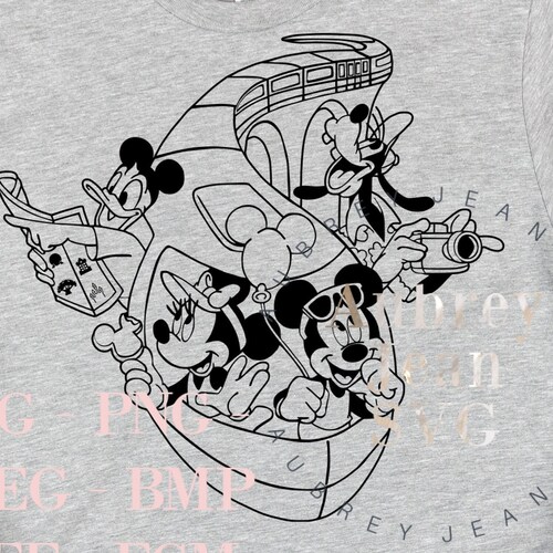 Monorail Fab 5 Design SVG PNG Sublimation Cricut Silhouette | Etsy