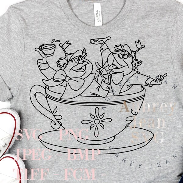 I'm With Tweedle Dee Svg - Etsy