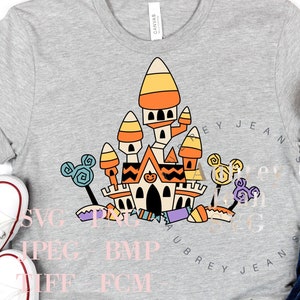 Halloween Castle Design SVG PNG Sublimation Cricut Cutting - Etsy