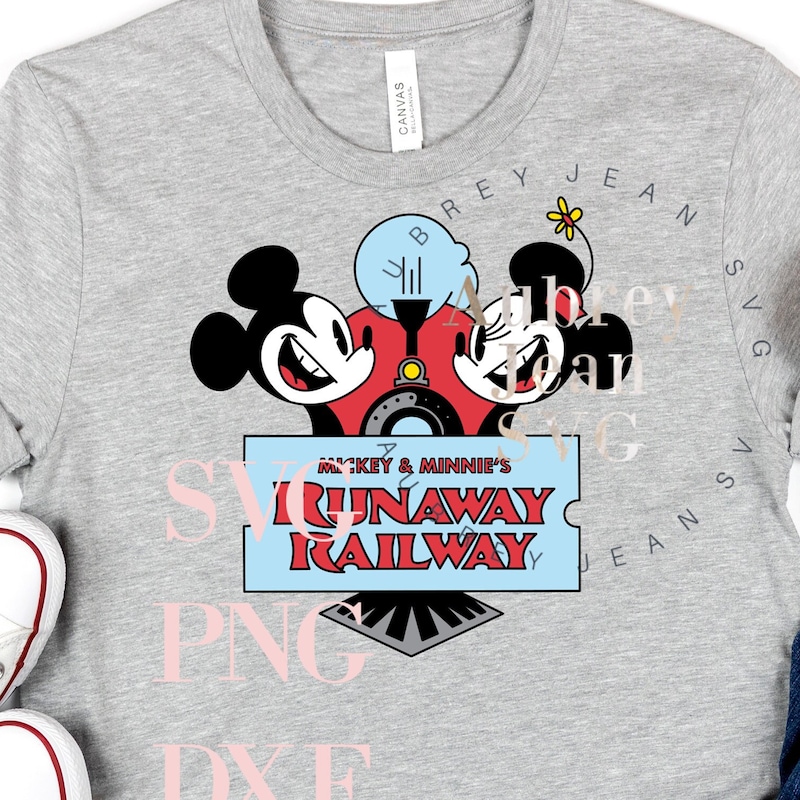 Mickey Runaway Train Svg - Etsy