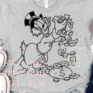 Scrooge Mcduck Design *SVG* PNG Dxf Sublimation *cricut* Silhouette ...