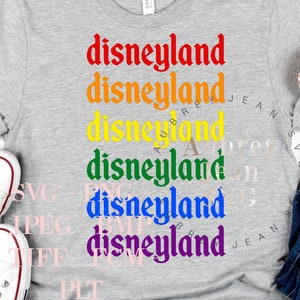 Pride Disneyland Design *SVG* PNG Dxf Sublimation Cricut Silhouette ...