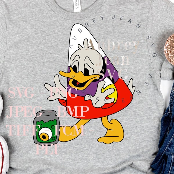 Donald Duck Halloween Svg - Etsy