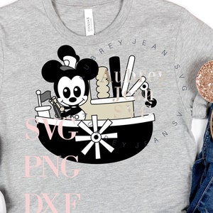 Steamboat Willie Design *SVG* PNG Dxf Sublimation Cricut Silhouette ...