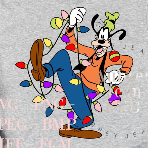 Goofy Christmas Lights Design SVG PNG Sublimation Cricut - Etsy