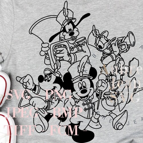 Band Fab 5 Design SVG PNG Dxf Sublimation cricut - Etsy