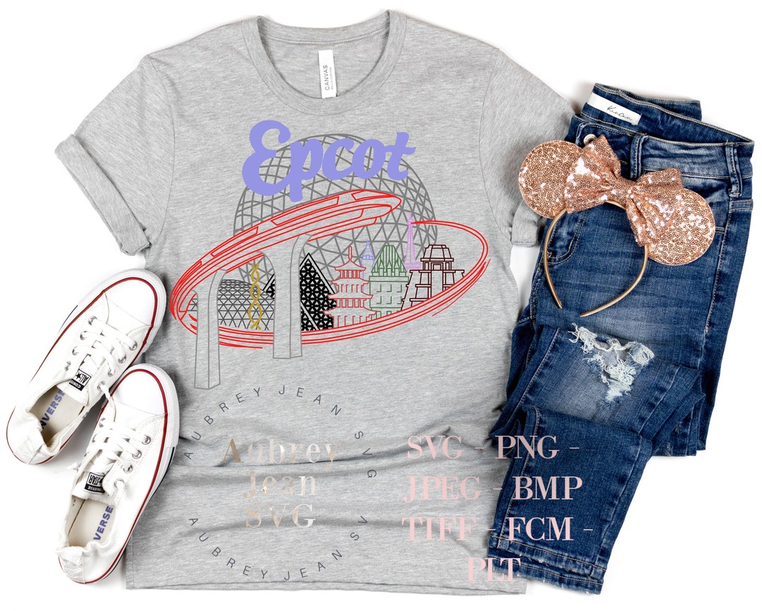 Epcot Skyline Design *SVG* PNG *sublimation* Cricut Silhouette Cutting ...