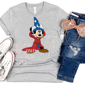 Fantasmic Sorcerer Mickey Design *SVG* PNG DXF Sublimation *cricut ...