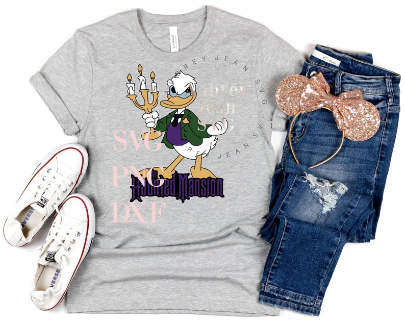 Haunted Mansion Donald Duck Design *SVG* PNG Dxf Sublimation Cricut ...