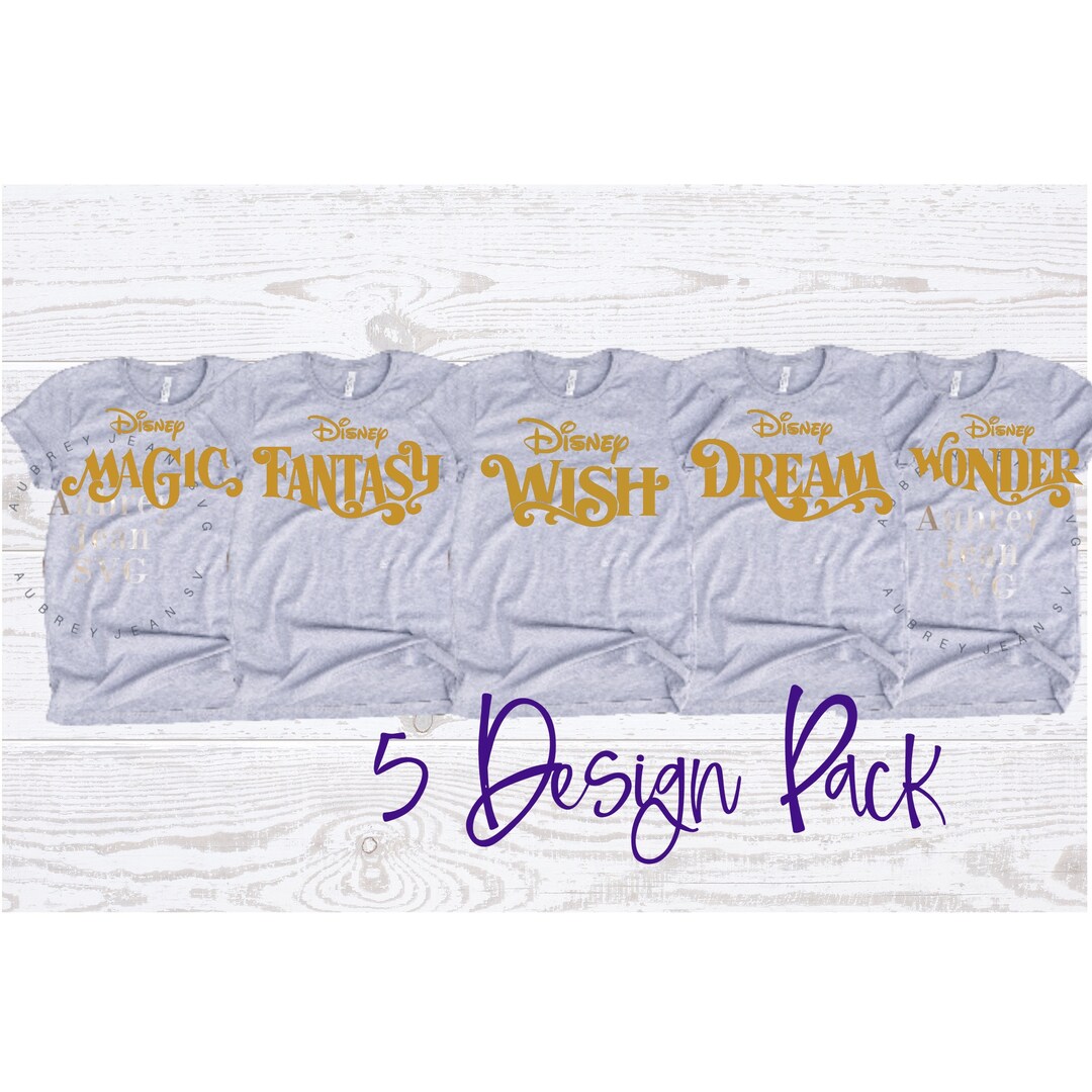 DCL Dream Wish Magic Wonder Fantasy Cruise Ship Logo Design *SVG PNG ...