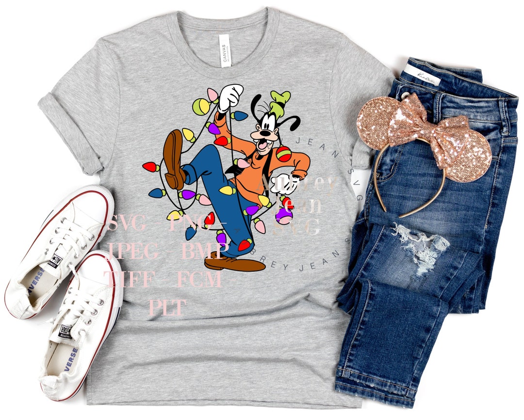 Goofy Christmas Lights Design *SVG* PNG Sublimation Cricut Silhouette ...