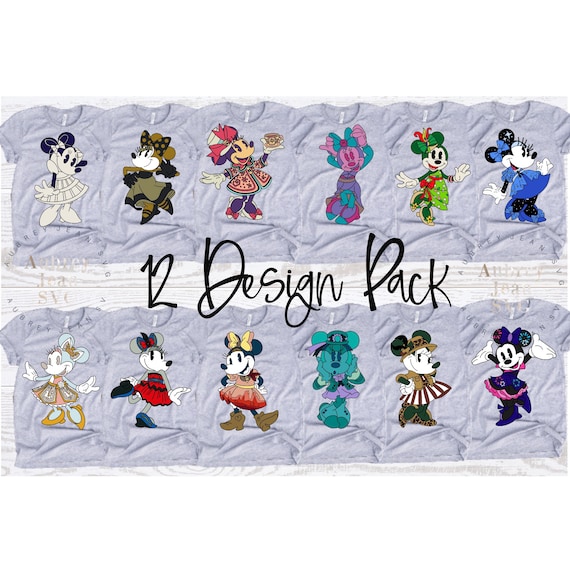 Main Attraction Minnie 12 Design Pack SVG PNG DXF | Etsy