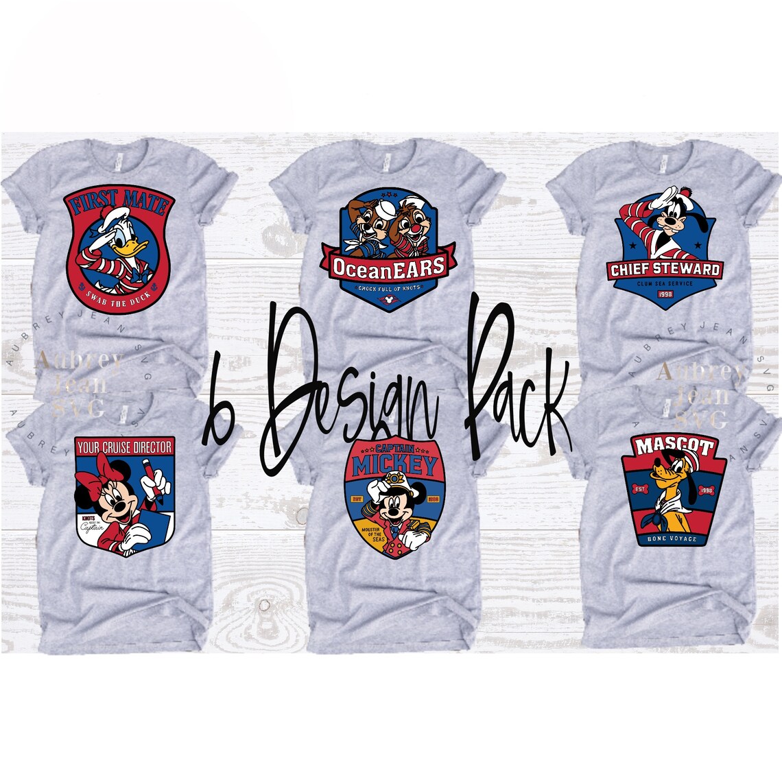 DCL Fab 6 Pack Design SVG PNG Bmp Dxf Sublimation Cricut - Etsy