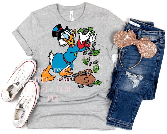 Scrooge Mcduck Design SVG PNG Dxf Sublimation cricut - Etsy Australia