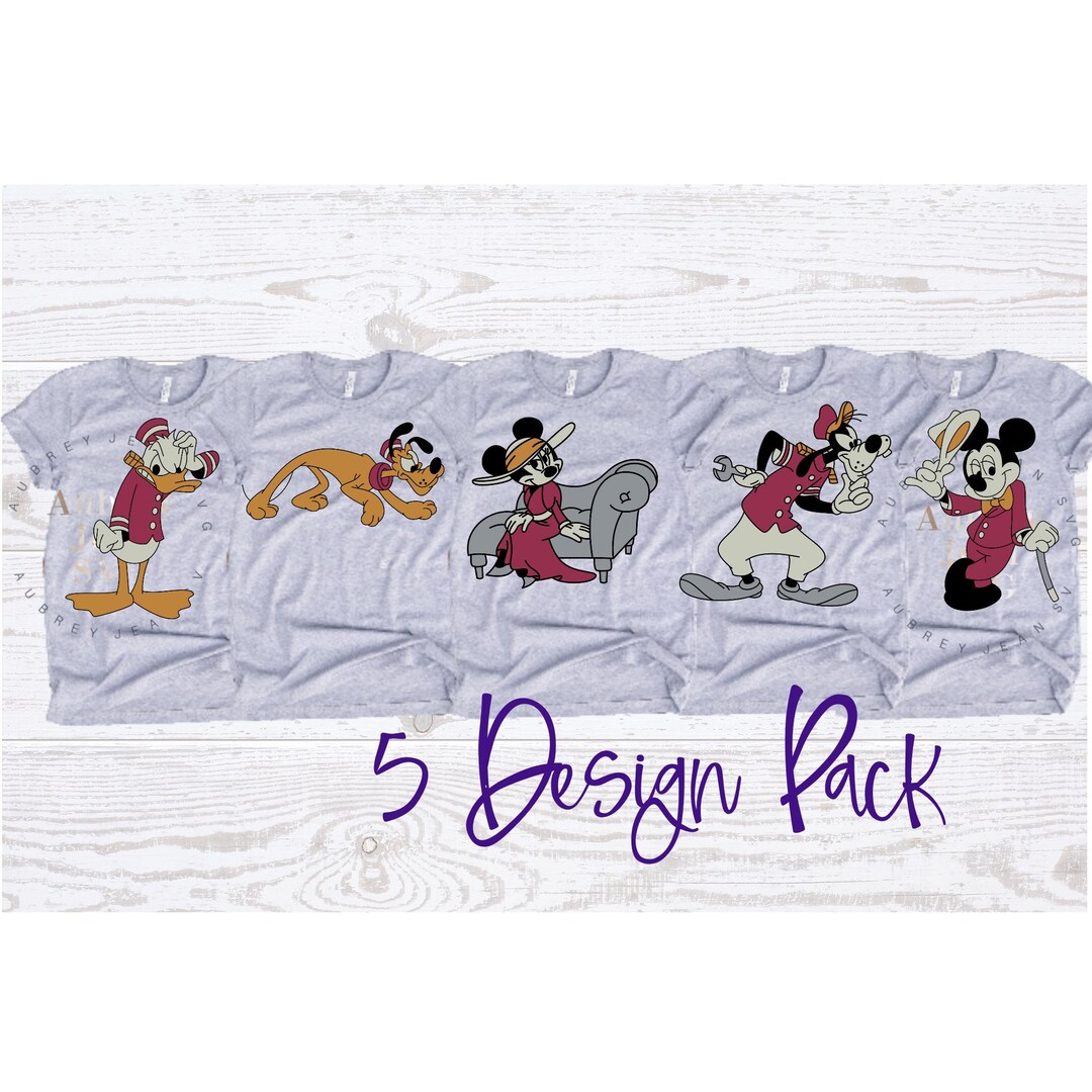 Tower of Terror Fab 5 Design Pack SVG PNG Sublimation cricut Silhouette ...