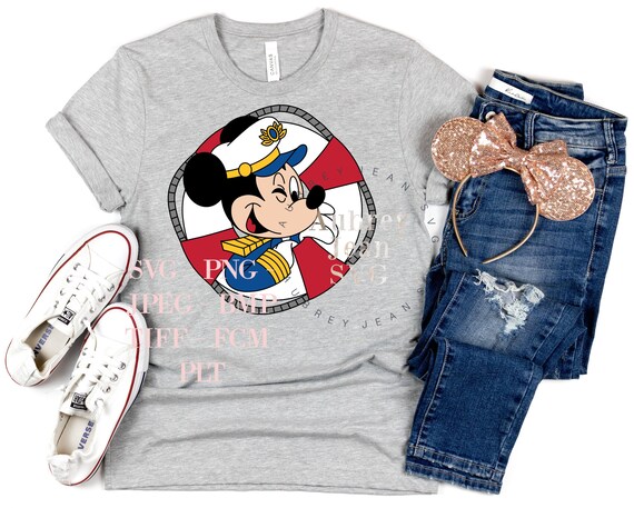 DCL Life Ring Mickey Sailor SVG PNG Bmp Dxf Sublimation Cricut - Etsy